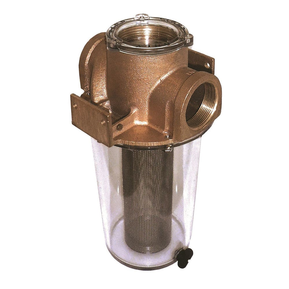 GROCO ARG-1000 Series 1" Raw Water Strainer w/ Stainless Steel Basket ...
