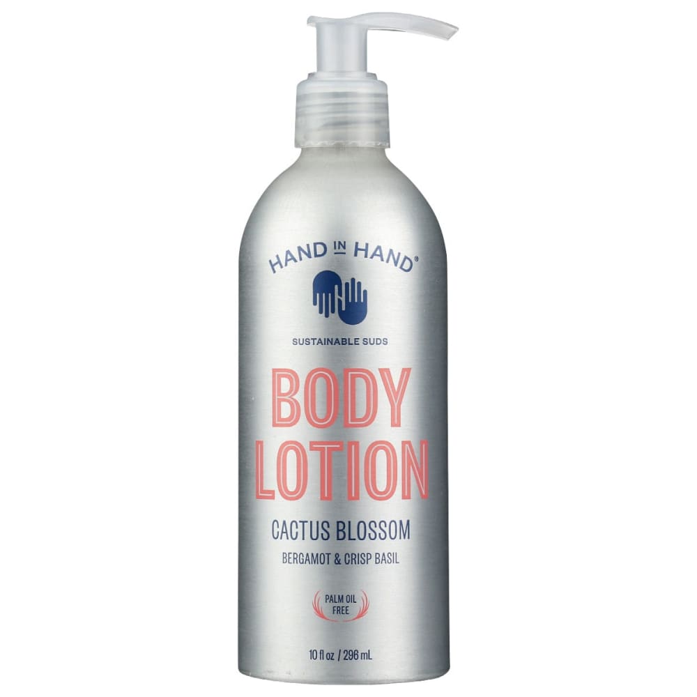 HAND IN HAND: Lotion Body Cactus Blossom, 10 oz (Case of 2) | ShelHealth