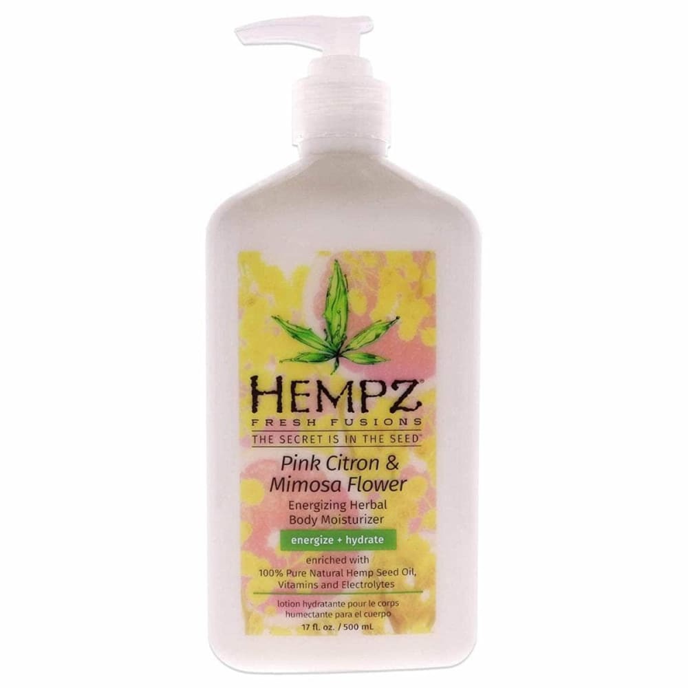 HEMPZ: Pink Citron Mimosa Flower Energizing Body Moisturizer, 17 oz ...