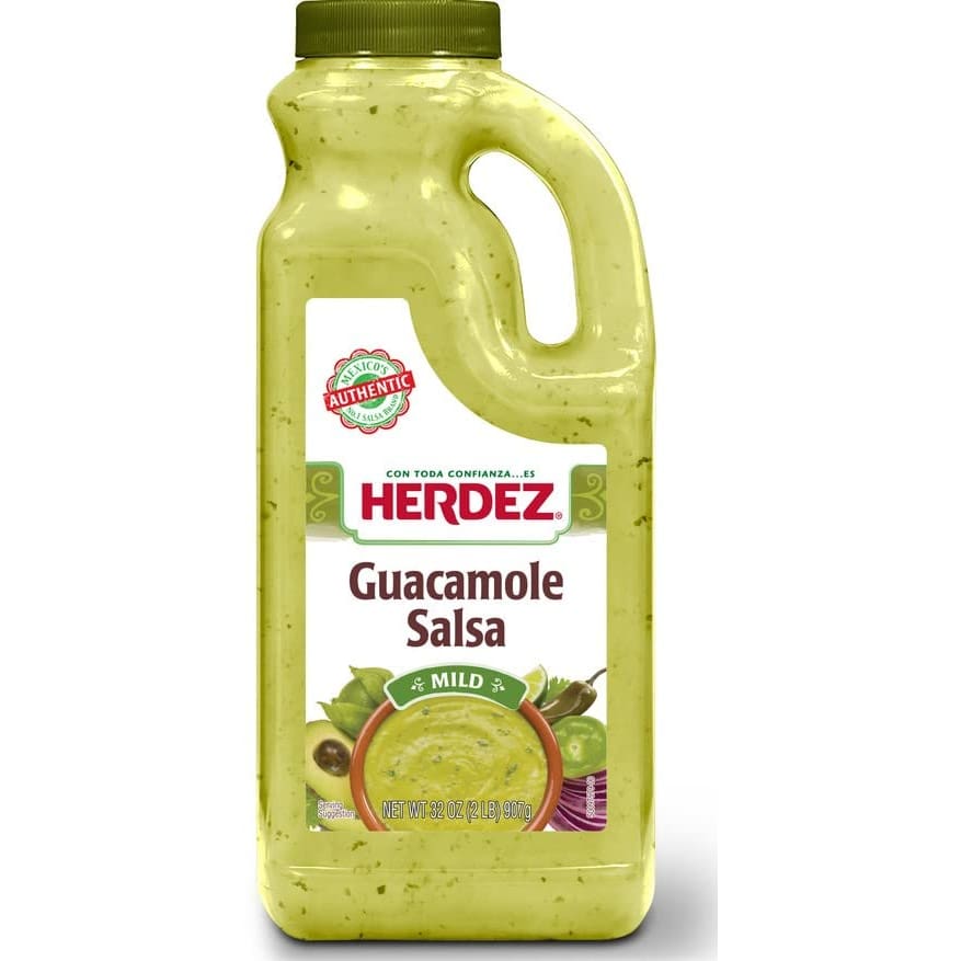 HERDEZ: Mild Guacamole Salsa Jug, 32 oz (Pack of 3) | ShelHealth