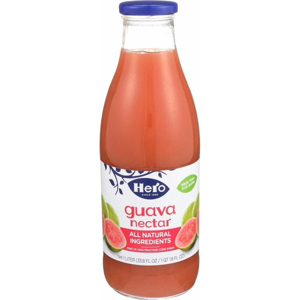 HERO: Guava Nectar, 33.8 fo (Case of 3) | ShelHealth