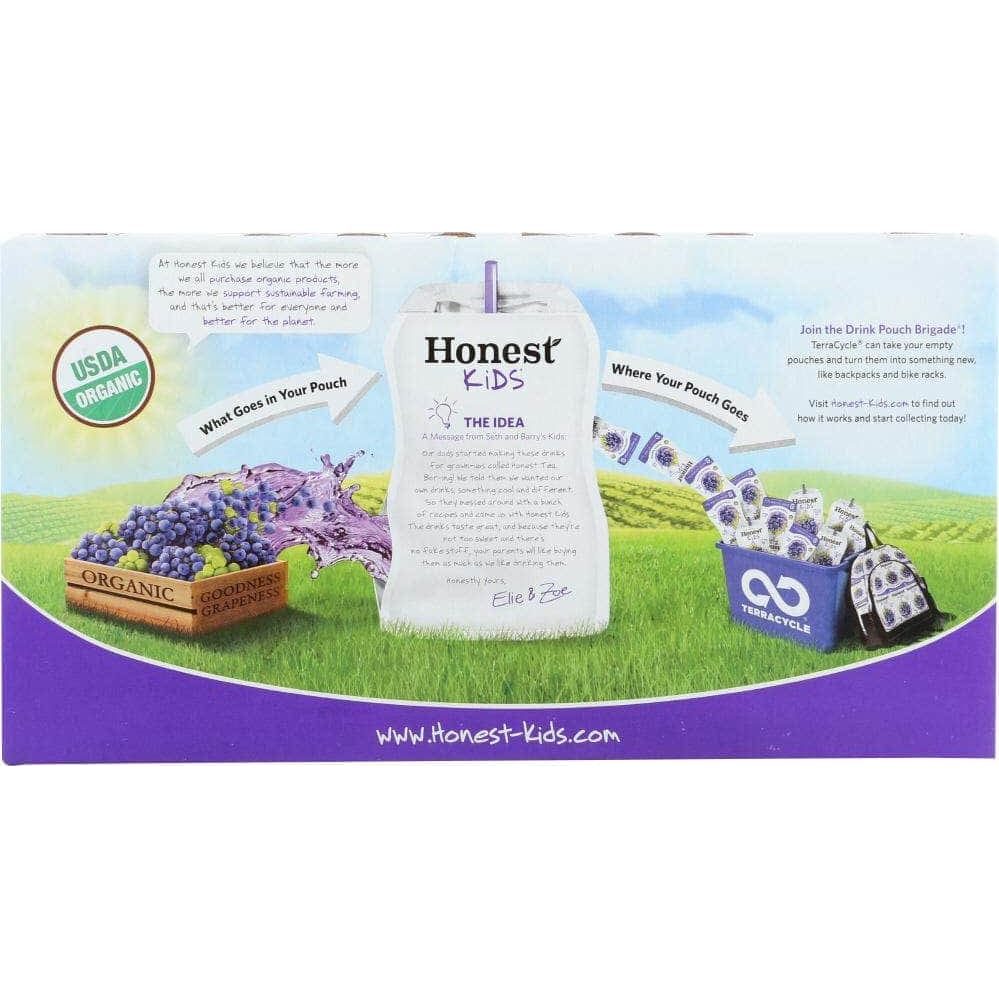 Honest Kids Organic Juice Drink Goodness Grapeness, Gluten Free, Non ...
