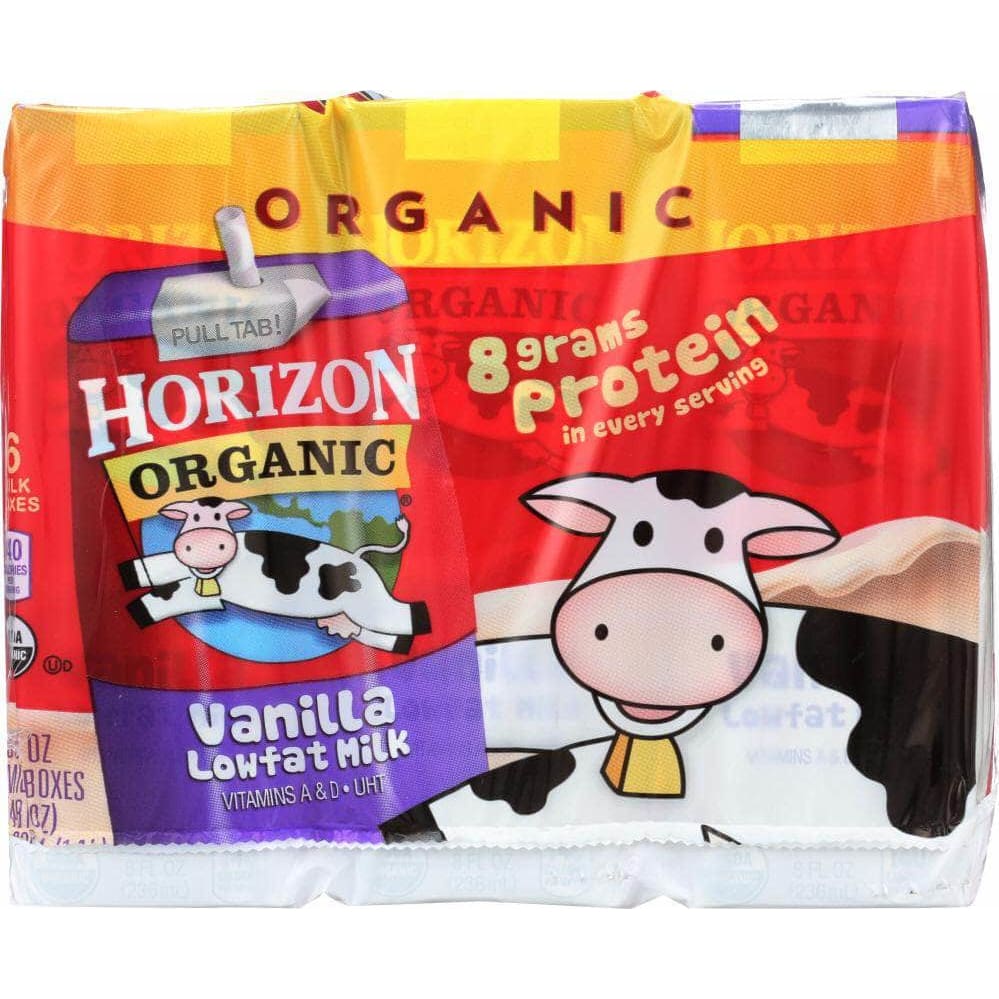 Horizon Milk 1% Vanilla Asep 6 Pack, 48 oz | ShelHealth