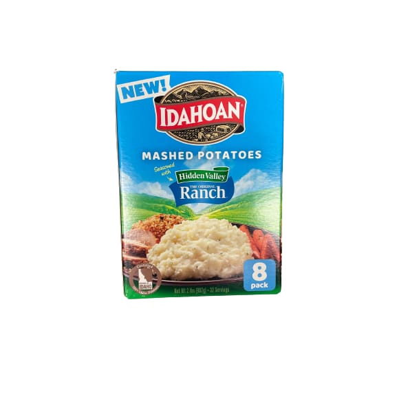 Idahoan Hidden Valley Ranch Mashed Potatoes, 8 pk./4 oz. | ShelHealth