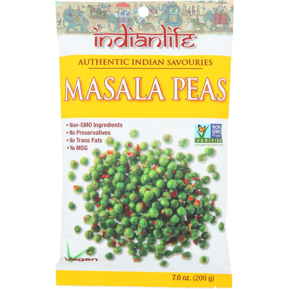 INDIANLIFE: Mix Snack Peas Masala, 7 oz (Pack of 4) | ShelHealth