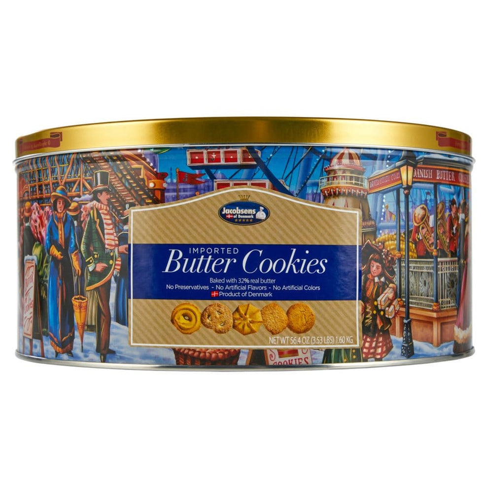 Jacobsens Original Premium Danish Butter Cookies (3.53 lbs.) | ShelHealth