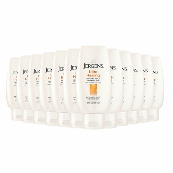 Jergens Ultra Healing Extra Dry Skin Moisturizer Lotion, 3 Oz - 12 Pack ...