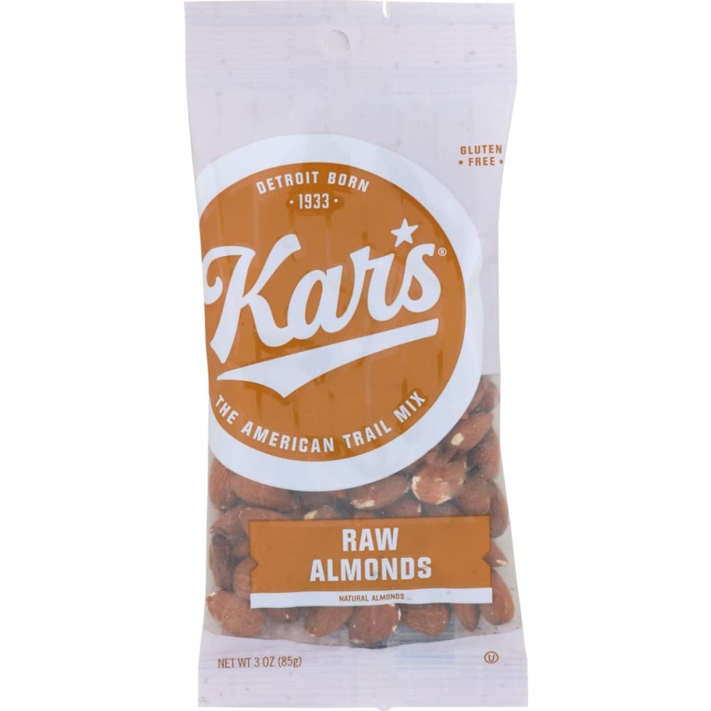 KARS NUT PRODUCTS COMPANY: Raw Almonds, 3 oz (Pack of 5) | ShelHealth