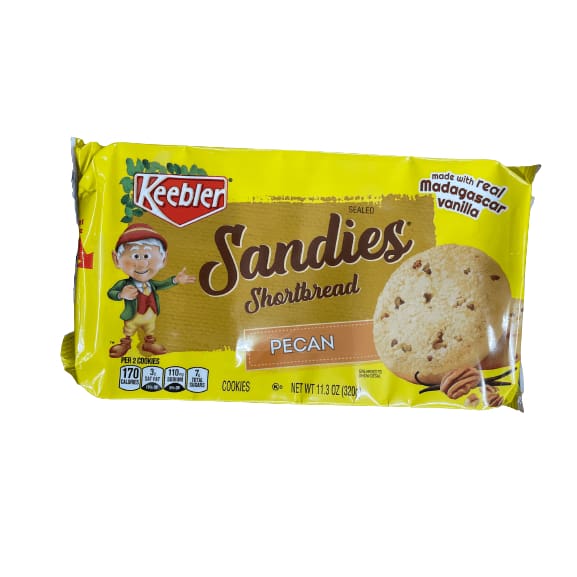 Keebler Sandies Pecan Shortbread Cookies, 11.3 oz | ShelHealth