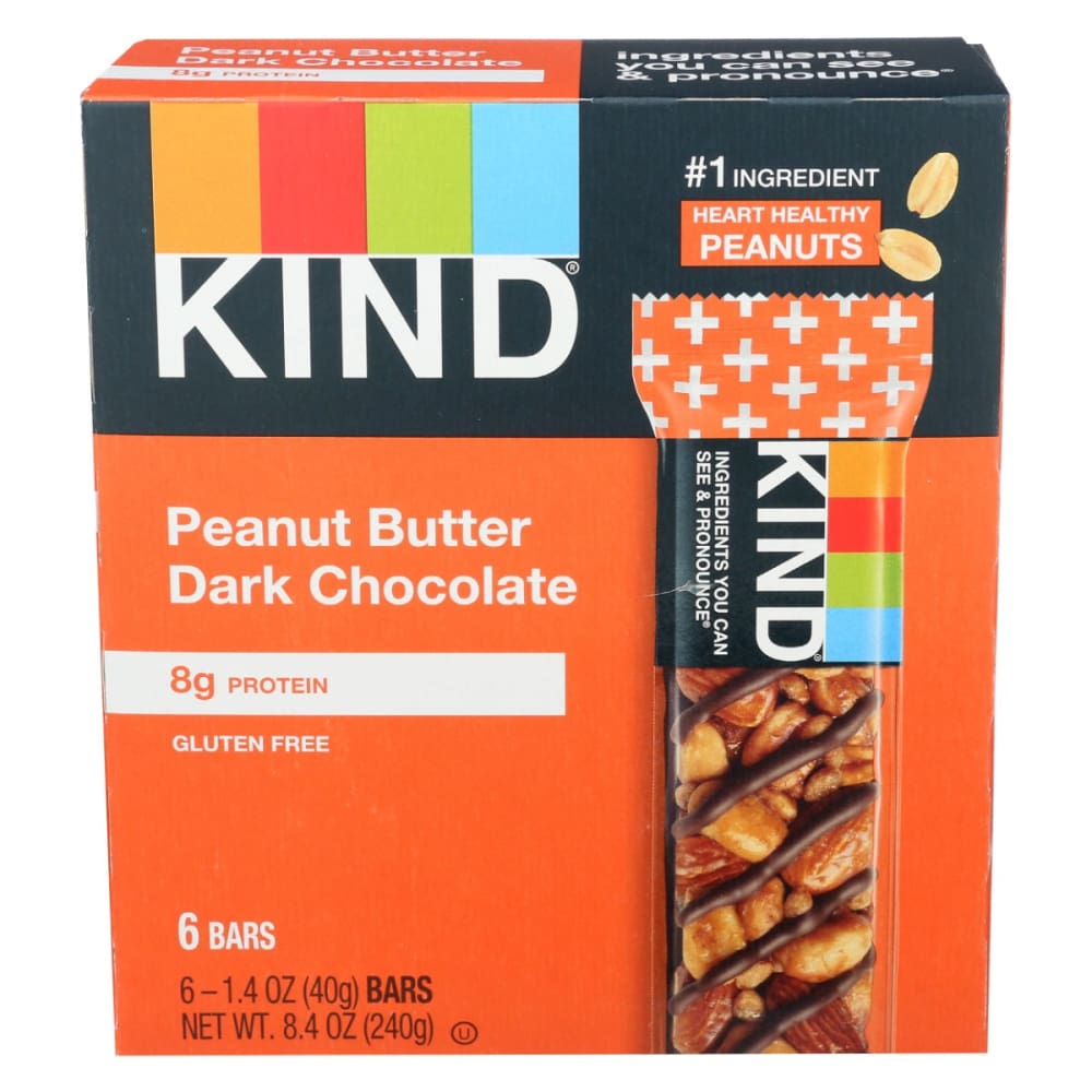 KIND: BAR PNUT BTTR DRK CHOC (8.400 OZ) (Pack of 2) | ShelHealth