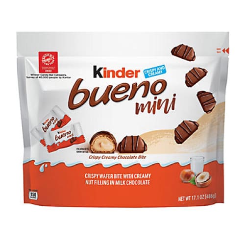 Kinder Bueno Minis Crispy Creamy Chocolate Bites, 17.1 oz. | ShelHealth
