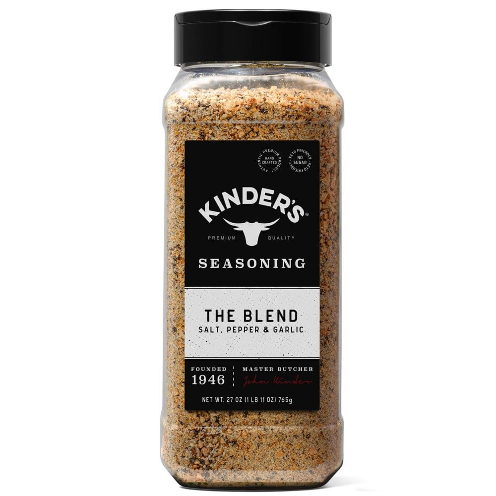 Kinder's The Blend Seasoning Salt, Pepper and Garlic (27 oz.) | ShelHealth