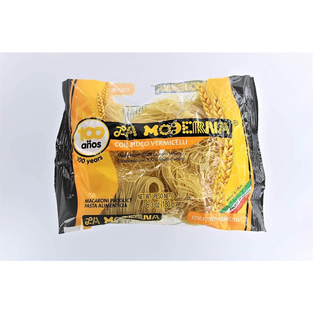 LA MODERNA Coil Fideo Vermicelli Pasta, 7 oz (Case of 5) | ShelHealth