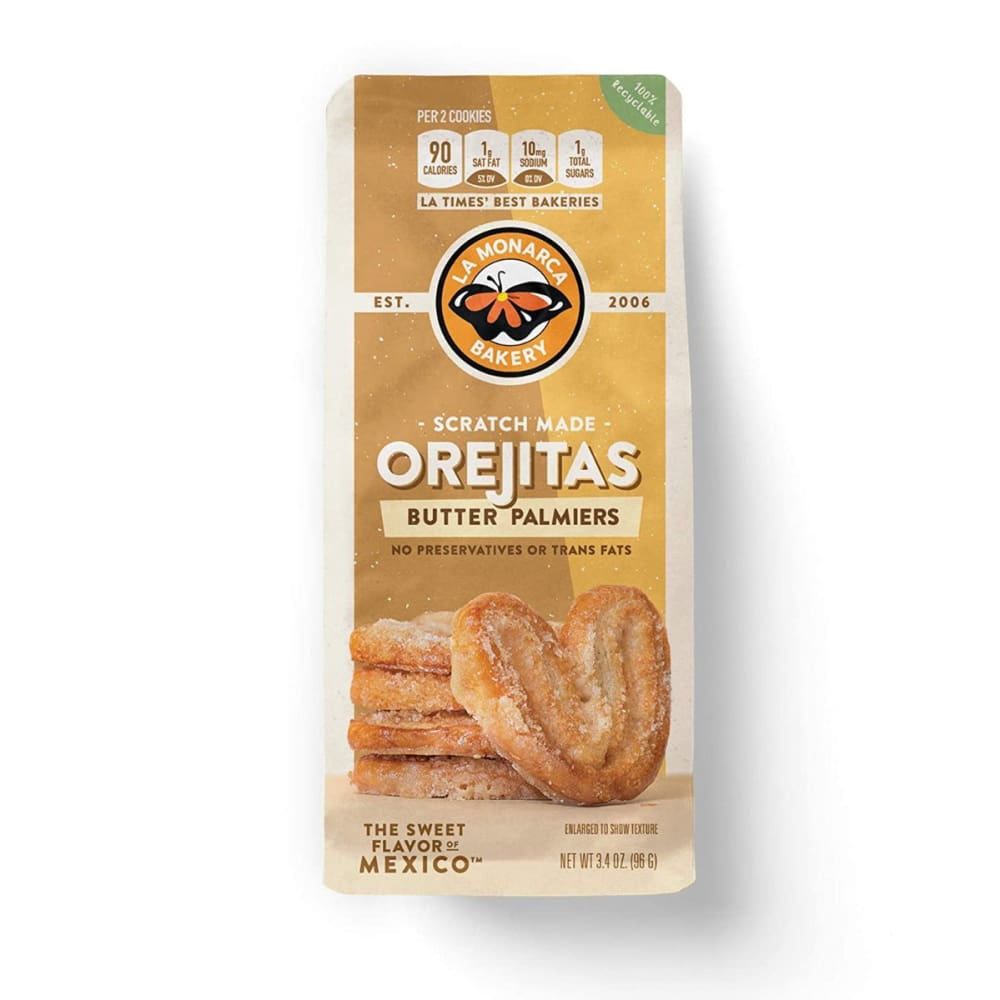 LA MONARCA BAKERY: Cookies Orejitas, 3.4 OZ (Pack of 4) | ShelHealth