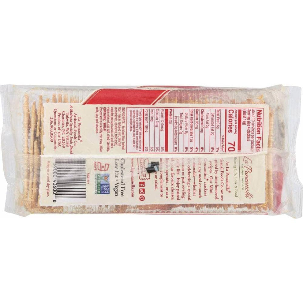 La Panzanella Mini Rosemary Croccantini Artisan Crackers, 6 Oz (Case of ...
