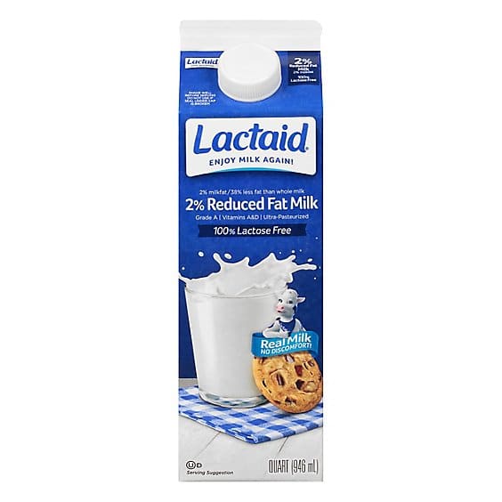LACTAID: Mlik 2 Rd Fact Lacf Ss, 32 FO (Pack of 5) | ShelHealth