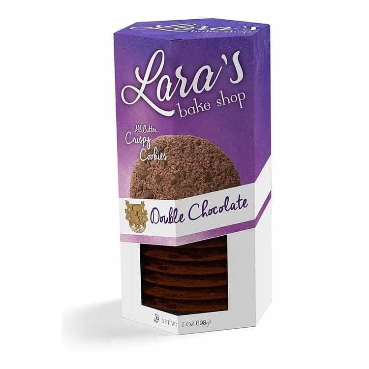 Lara'S Bake Shop Cookies Double Choco Chip, 7 Oz (Case of 4) | ShelHealth