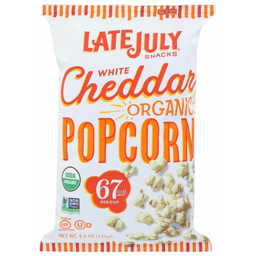 Late July Popcorn Cheddar, 4.4 Oz (Case of 4) | ShelHealth
