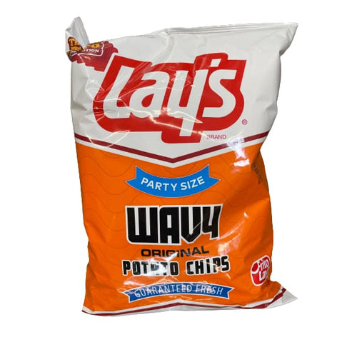 Lay's Party Size Wavy Original Potato Chips, 13 oz. | ShelHealth