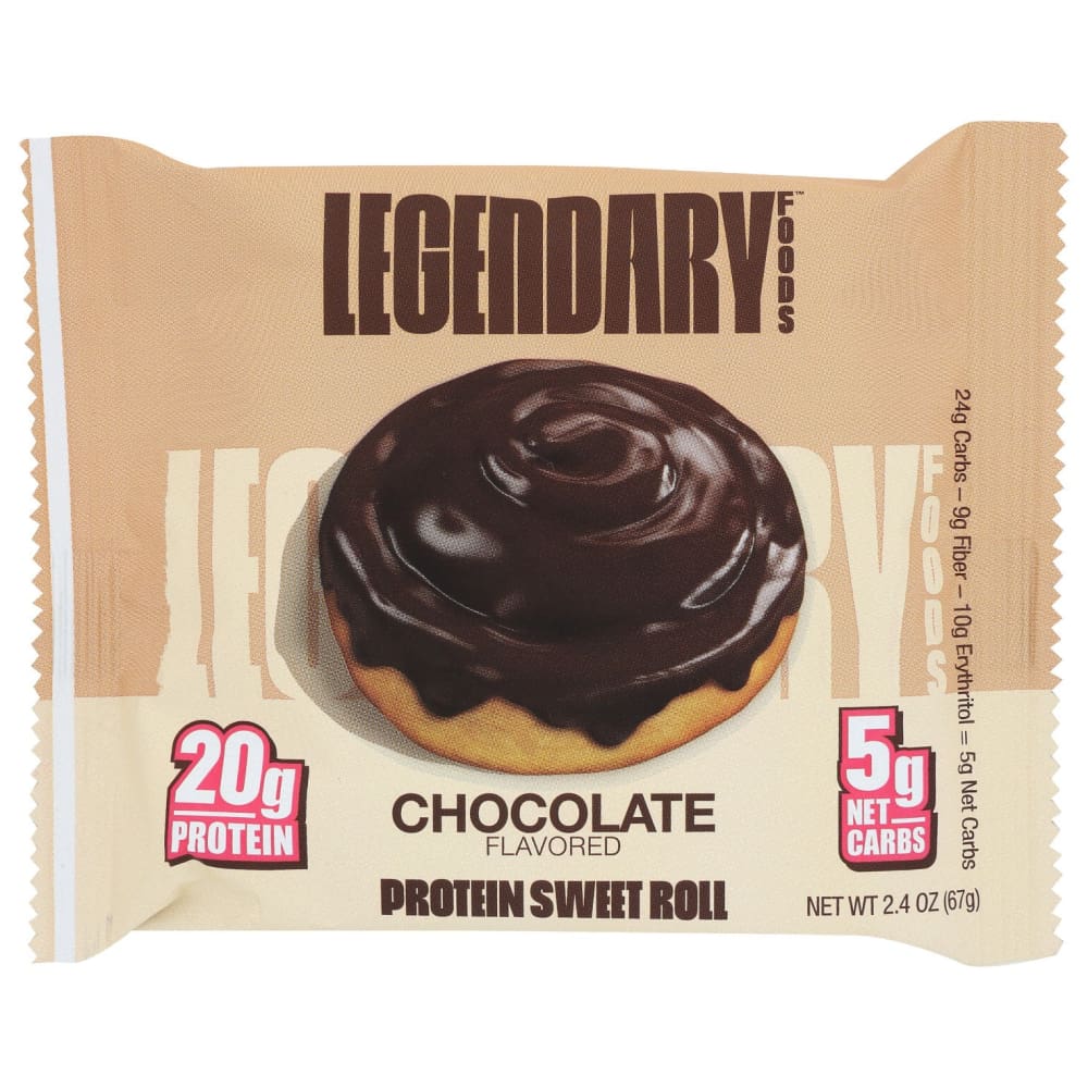 LEGENDARY FOODS: Protein Sweet Rolls Choc, 2.4 oz (Pack of 5) | ShelHealth