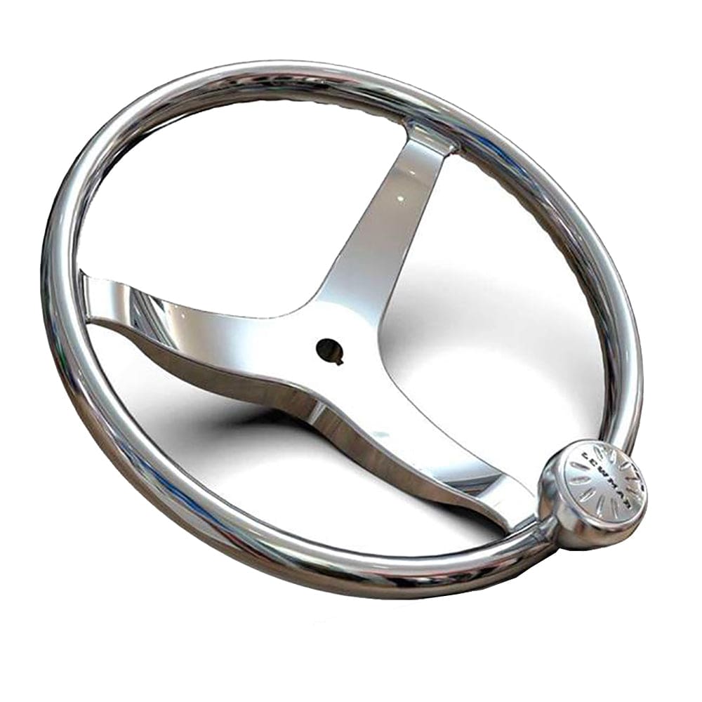 Lewmar 3 Spoke 13.5" Steering Wheel w/ Power-Grip Knob | ShelHealth