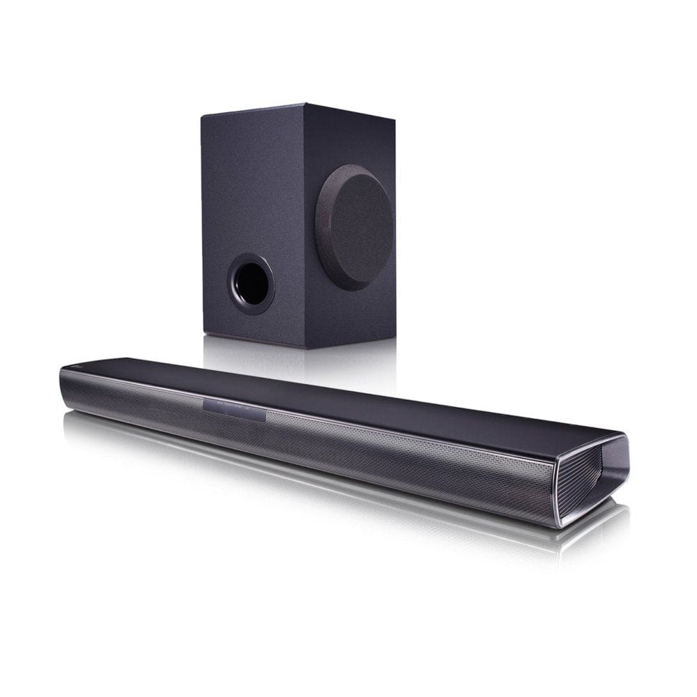 LG 2.1 Channel Sound Bar & Wireless Subwoofer w/ Bluetooth Streaming ...
