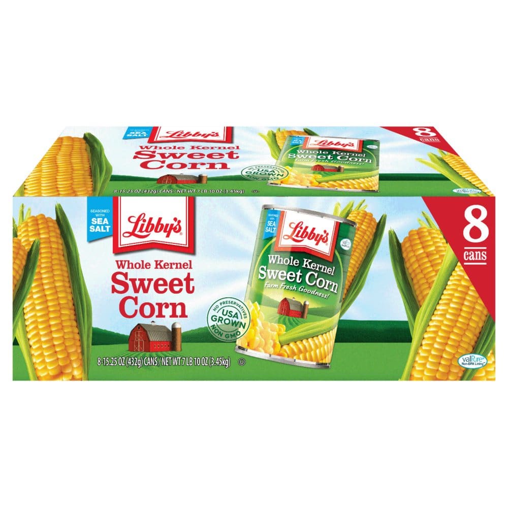 Libby's Whole Kernel Sweet Corn (15.25 oz., 8 pk.) | ShelHealth