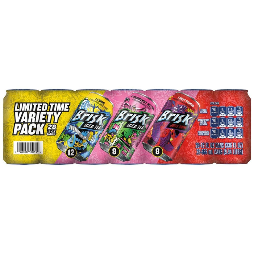Lipton Brisk Iced Tea and Juice Variety Pack (12 fl. oz., 28 pk ...