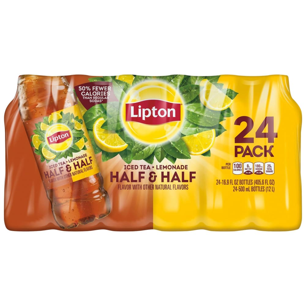 Lipton Half and Half Iced Tea Lemonade, 24 pk./16.9 oz. | ShelHealth