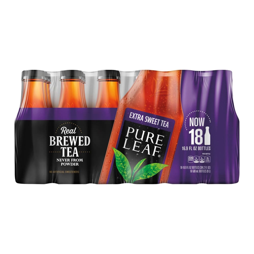 Lipton Pure Leaf Extra Sweet Real Brewed Iced Tea, 18 pk./16.9 oz ...