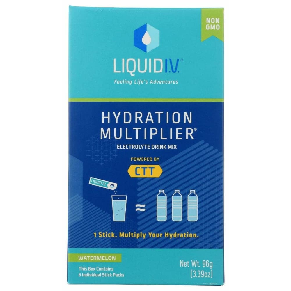 LIQUID IV Hydration Watermelon 6Pkt, 3.39 oz | ShelHealth