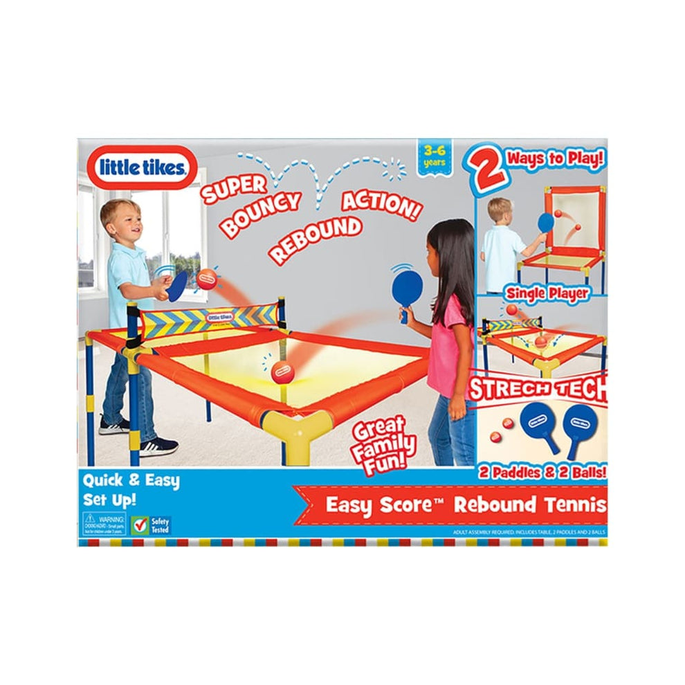 Little Tikes Easy Score Rebound Tennis Ping Pong Game with 2 Paddles ...