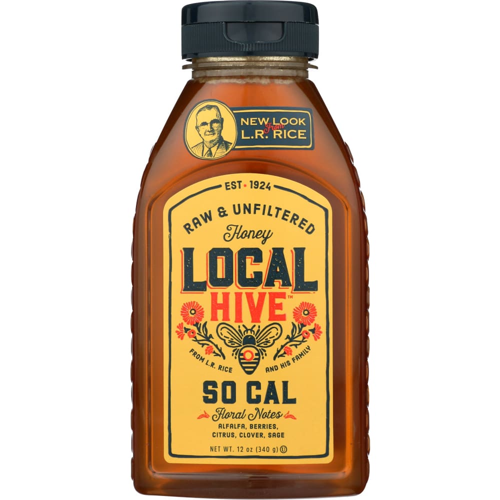 LOCAL HIVE: Honey So Cal Raw Unfiltered, 12 oz (Pack of 3) | ShelHealth