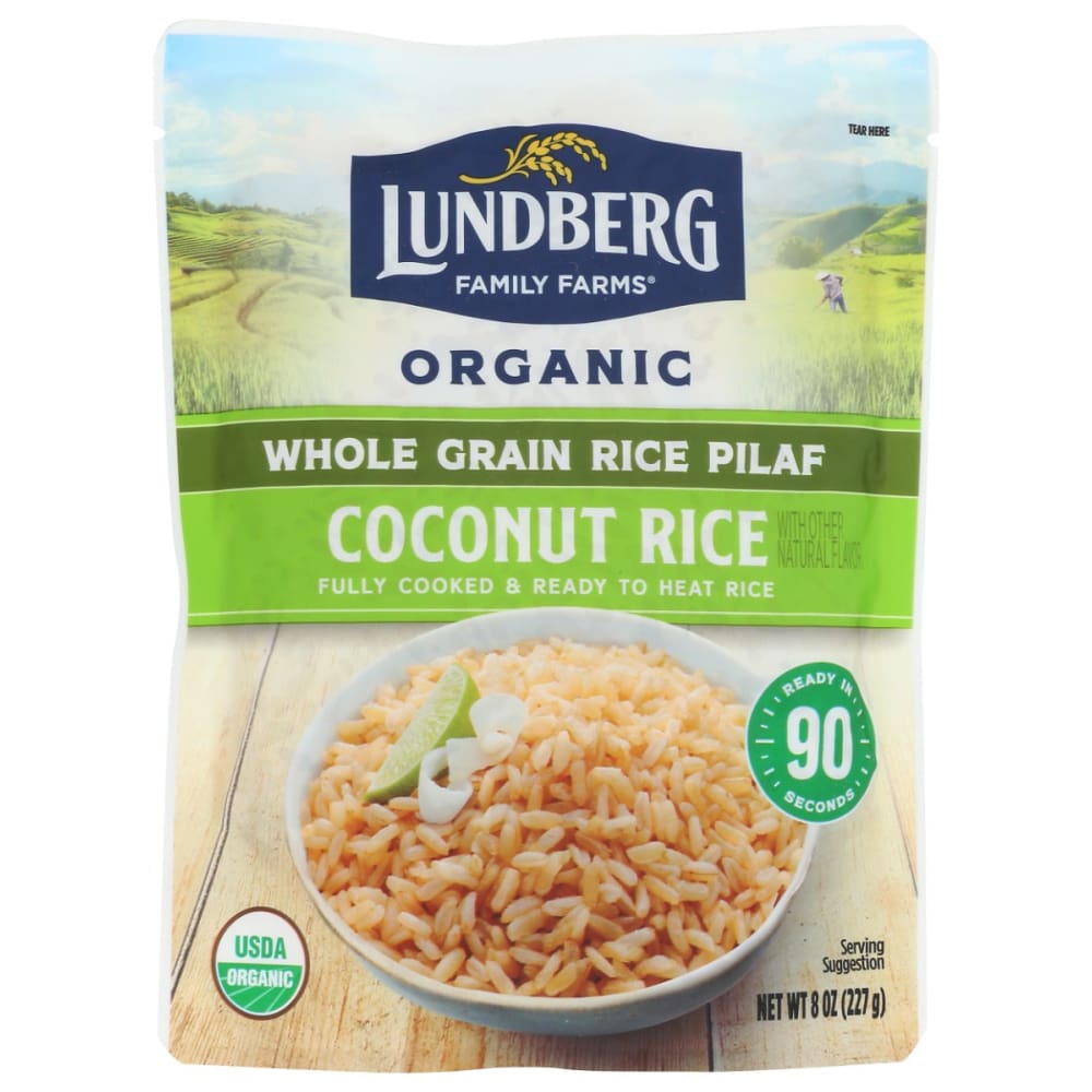 LUNDBERG: Organic Coconut Rice, 8 oz (Pack of 5) | ShelHealth