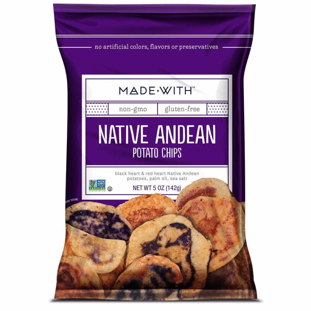 MADE WITH Native Andean Potato Chips, 5 oz (Case of 4) | ShelHealth