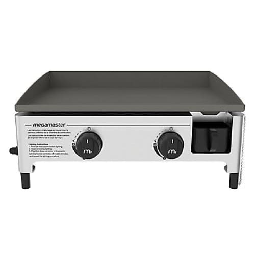 Megamaster 2-Burner Propane Gas Tabletop Griddle | ShelHealth