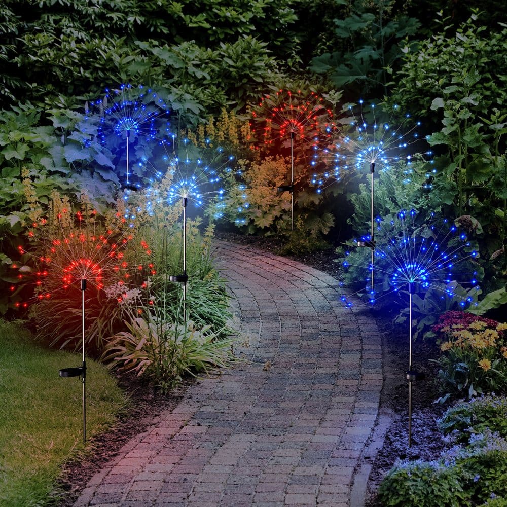 Member's Mark 6-Pk. Patriotic Solar Pathway Lights | ShelHealth