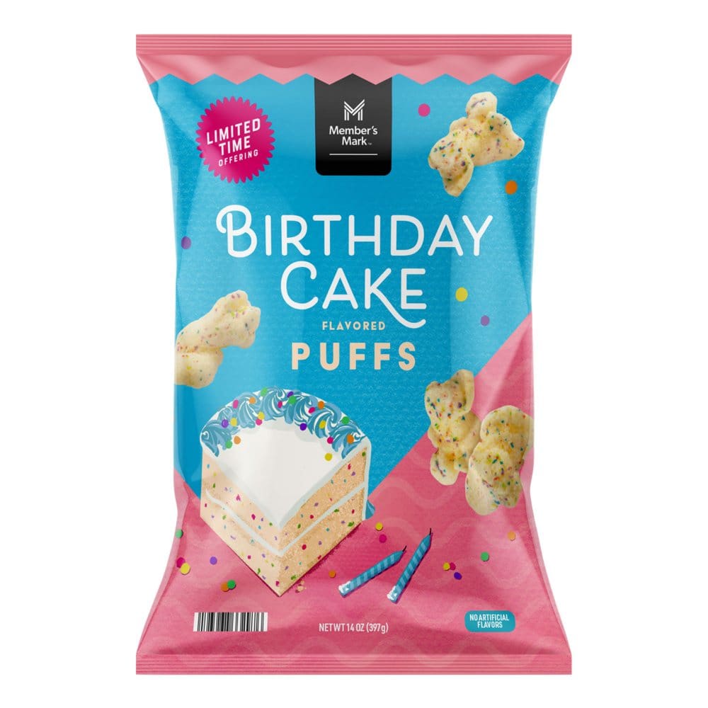 Member's Mark Birthday Cake Corn Puffs (14 oz.) | ShelHealth