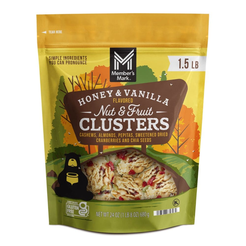 Member's Mark Honey Vanilla Nut and Fruit Clusters (24 oz.) | ShelHealth