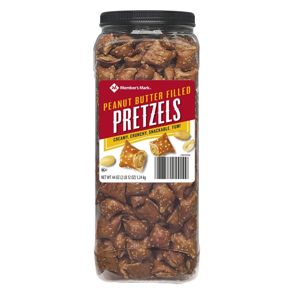 Member's Mark Peanut Butter Filled Pretzels (44 oz.) (Pack of 2 ...