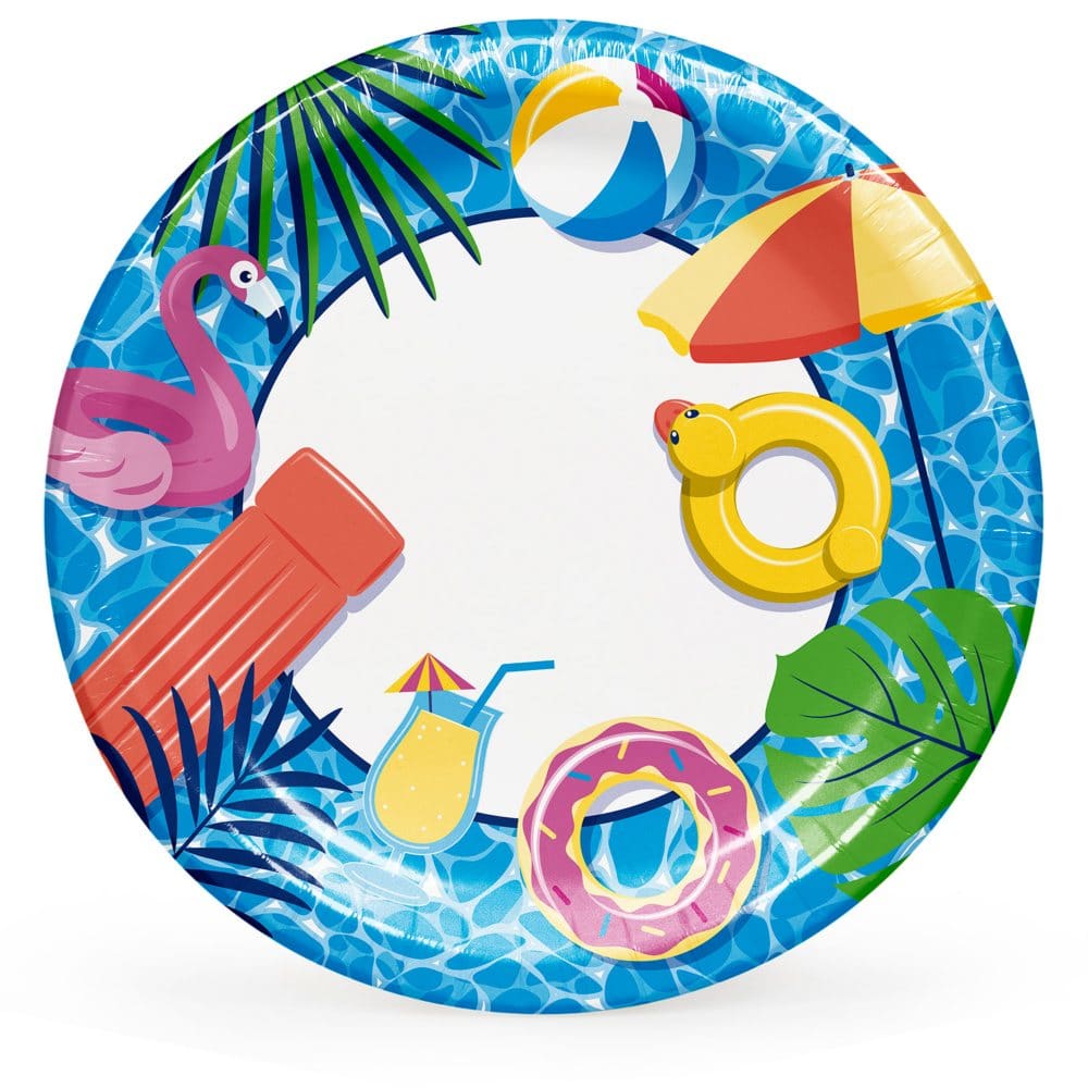 Member's Mark Pool Party Dinner Paper Plates, 10" (85 ct.) | ShelHealth