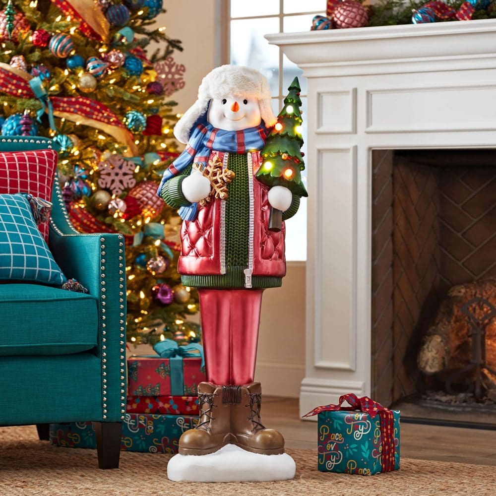 Member's Mark Resin Snowman Character | ShelHealth