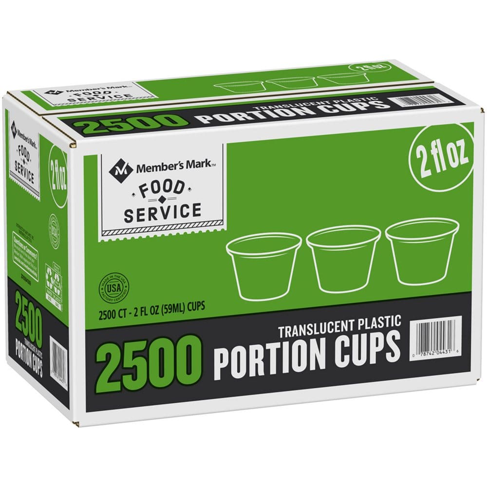 Member's Mark Translucent Portion Cups (2 fl. oz., 2,500 ct.) | ShelHealth
