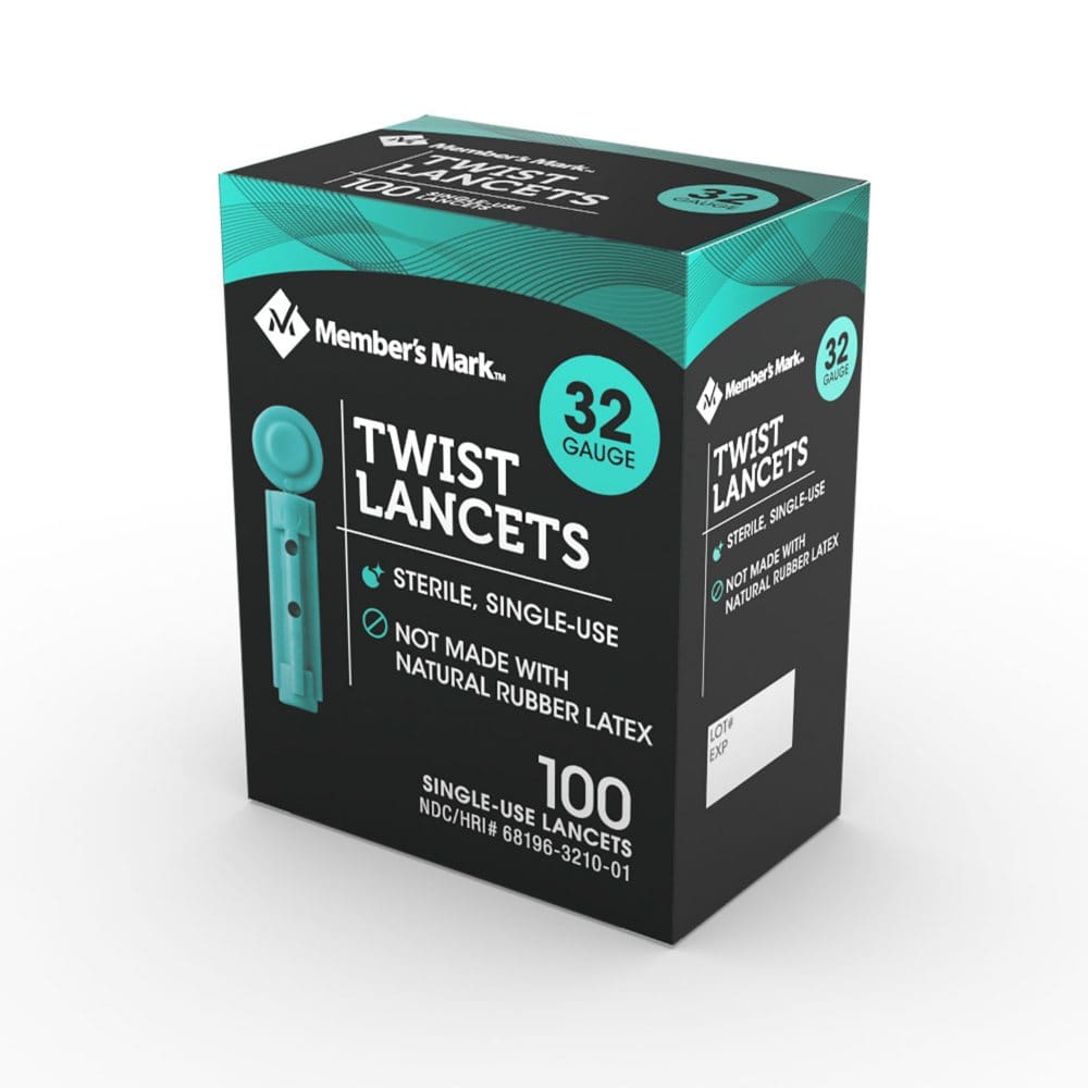 Member's Mark Twist Lancet, 32G | ShelHealth