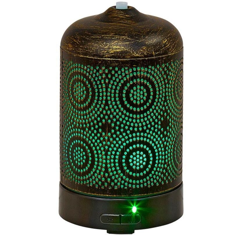 Metal Ultrasonic Diffuser - Bronze Divine - 100 ml | ShelHealth