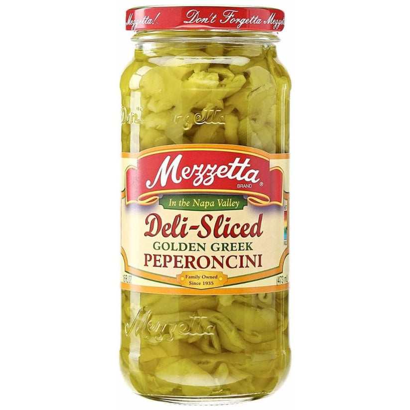 Mezzetta Deli-Sliced Golden Greek Peperoncini, 16 oz (Case of 4 ...