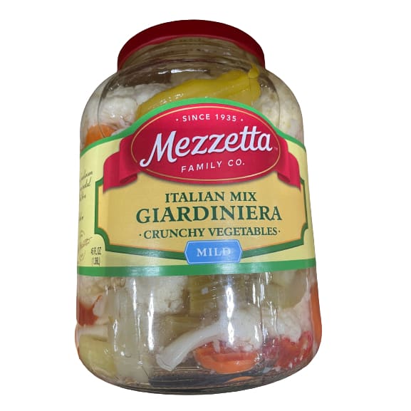 Mezzetta Italian Mix Giardiniera Crunchy vegetables Mild, 46 oz ...
