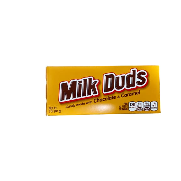 MILK DUDS Chocolate and Caramel Candy, Movie Candy, 5 oz, Box | ShelHealth