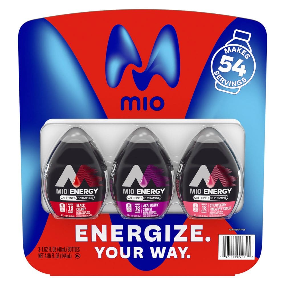 MiO Energy Liquid Water Enhancer Variety Pack (1.62 fl. oz., 3 pk ...