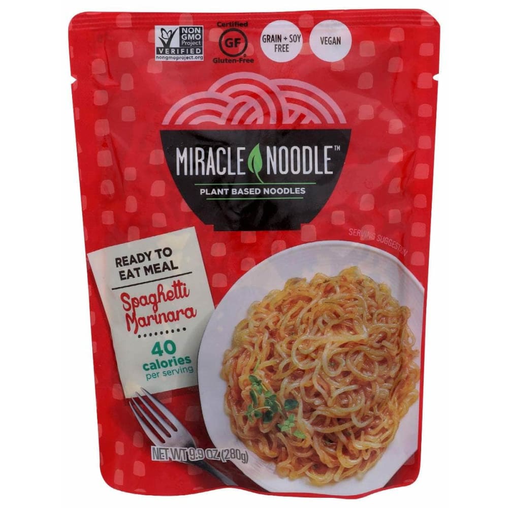 MIRACLE NOODLE Ready To Eat Spaghetti Marinara, 280 gm (Case of 3 ...